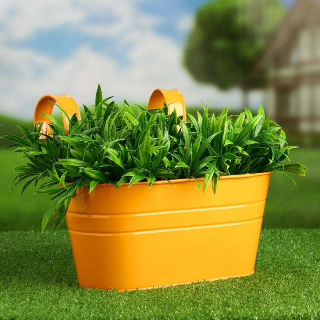 Кашпо TAKE IT EASY «Ванночка», подвесное, 26 × 14 × 12 см, микс