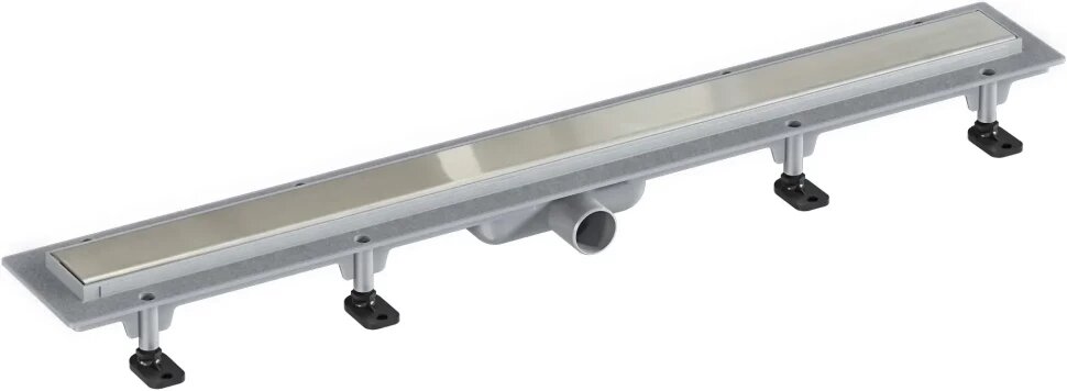 Душевой трап (лоток) Good Door ТЛ00024 85 см, с решеткой, 2 в 1 под плитку, нержавеющая сталь