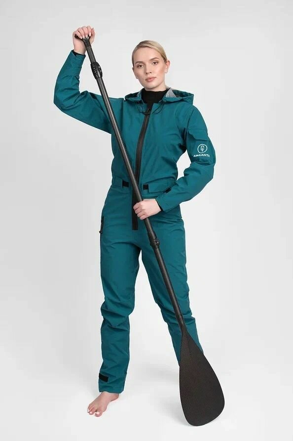 Сухой гидрокостюм для SUP ABRANTA Comfort Plus Aquamarine Женский р-р 46 рост 167-172, одежда для сап-сёрфинга, сап борд