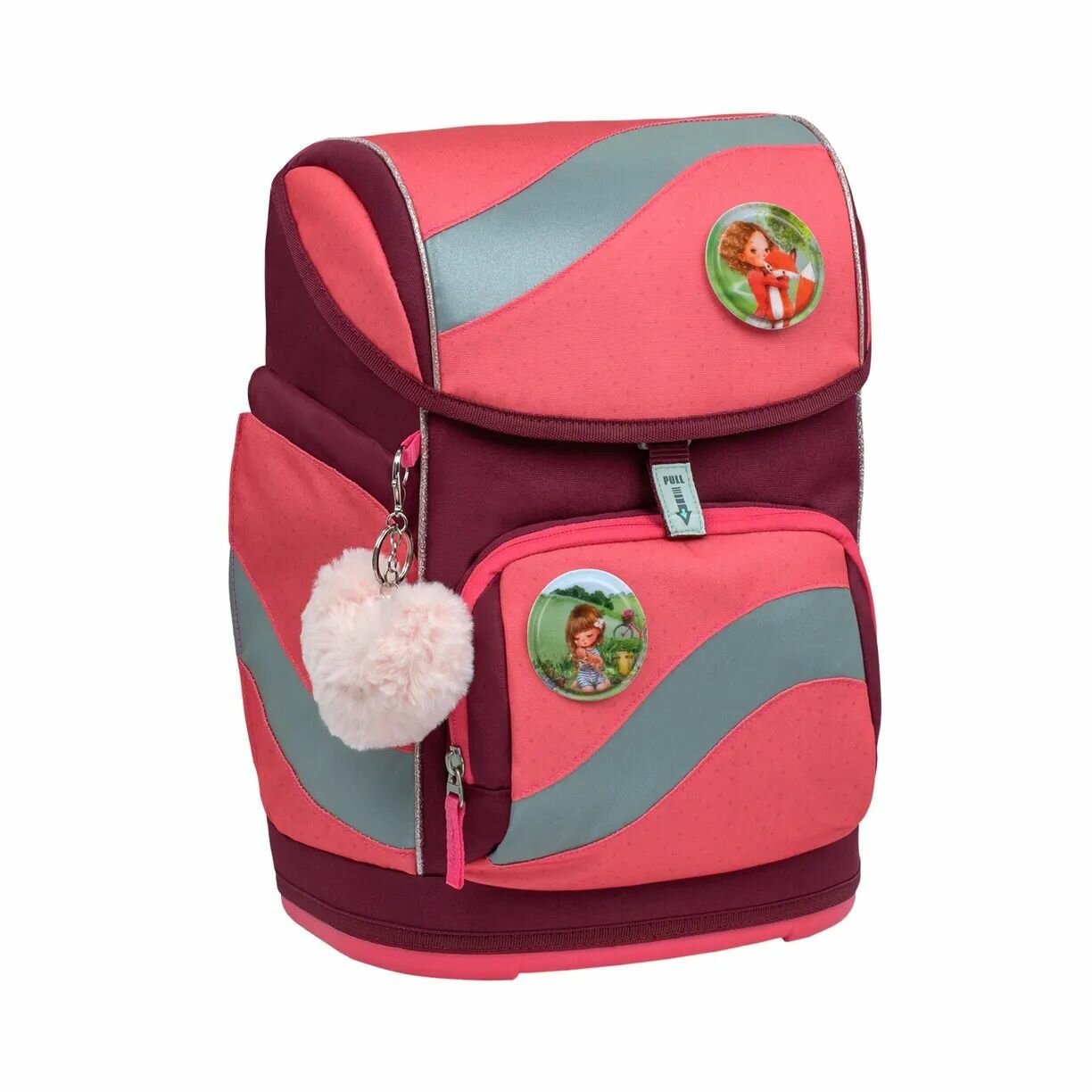 Школьный ранец Belmil Smarty Candy 405-51-08, розовый, 22л, для девочек