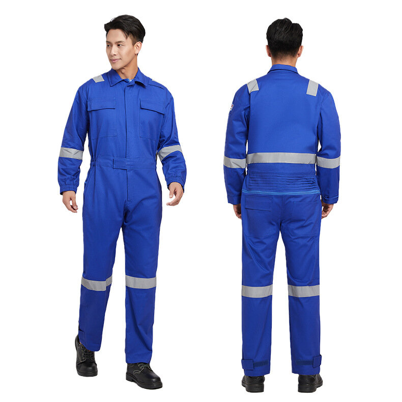 Спецодежда, хлопок, светоотражающая, 3XL, ярко-синяя