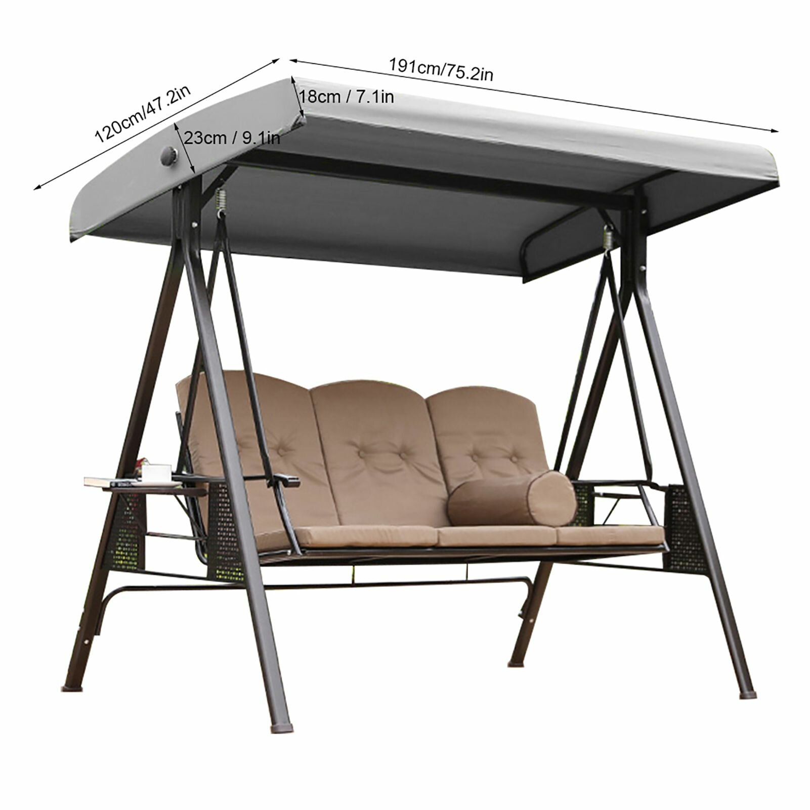 Тент крыша для садовых качелей