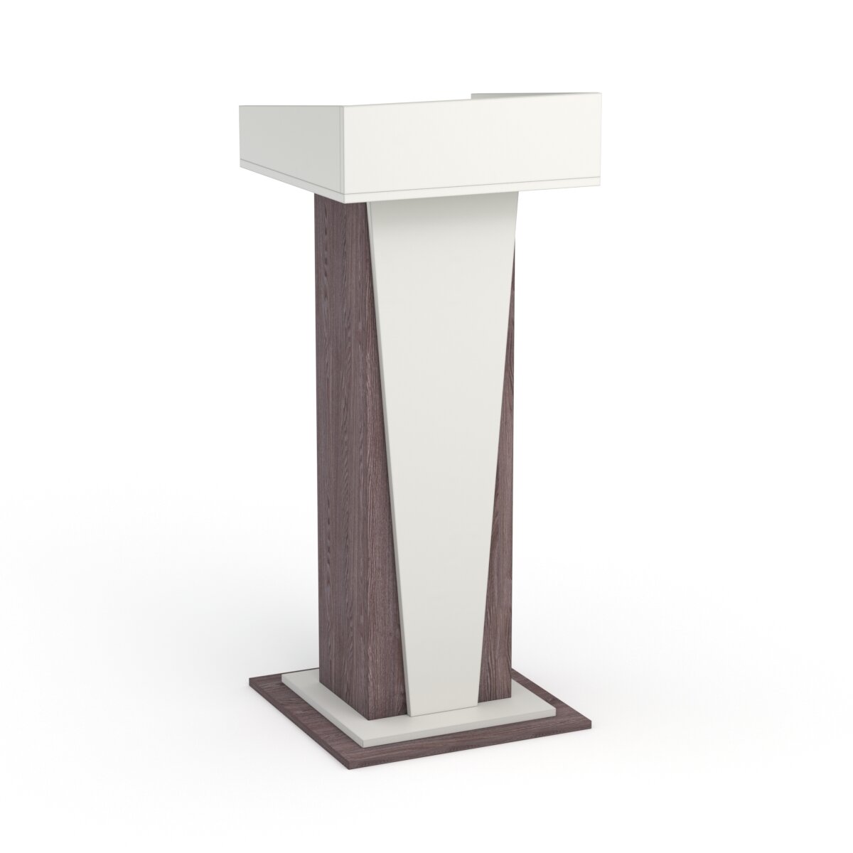 Трибуна "диктор" №5, Ясень Анкор и Белый U31105-1. Производитель товара - компания Westcom.