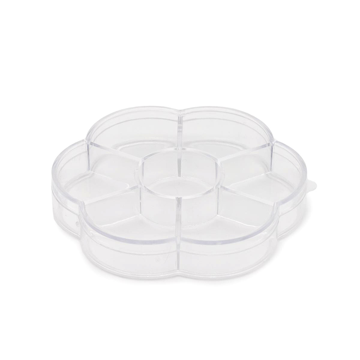 Органайзер для мелочей, бисера, бусин 'Ромашка', 7 секций, 10,31*1,85 см, пластиковый, Айрис