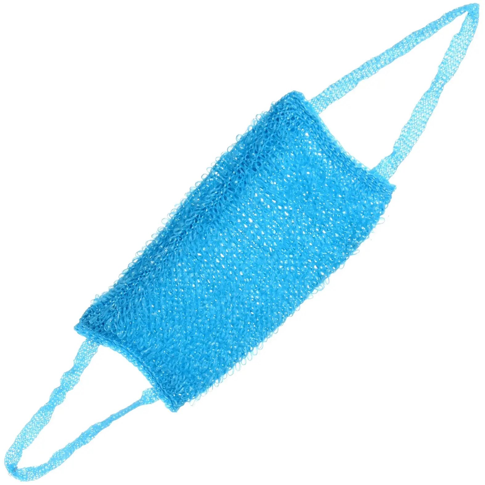 Мочалка для тела полипропиленовая, 32х15см, с длинным ворсом, удобная