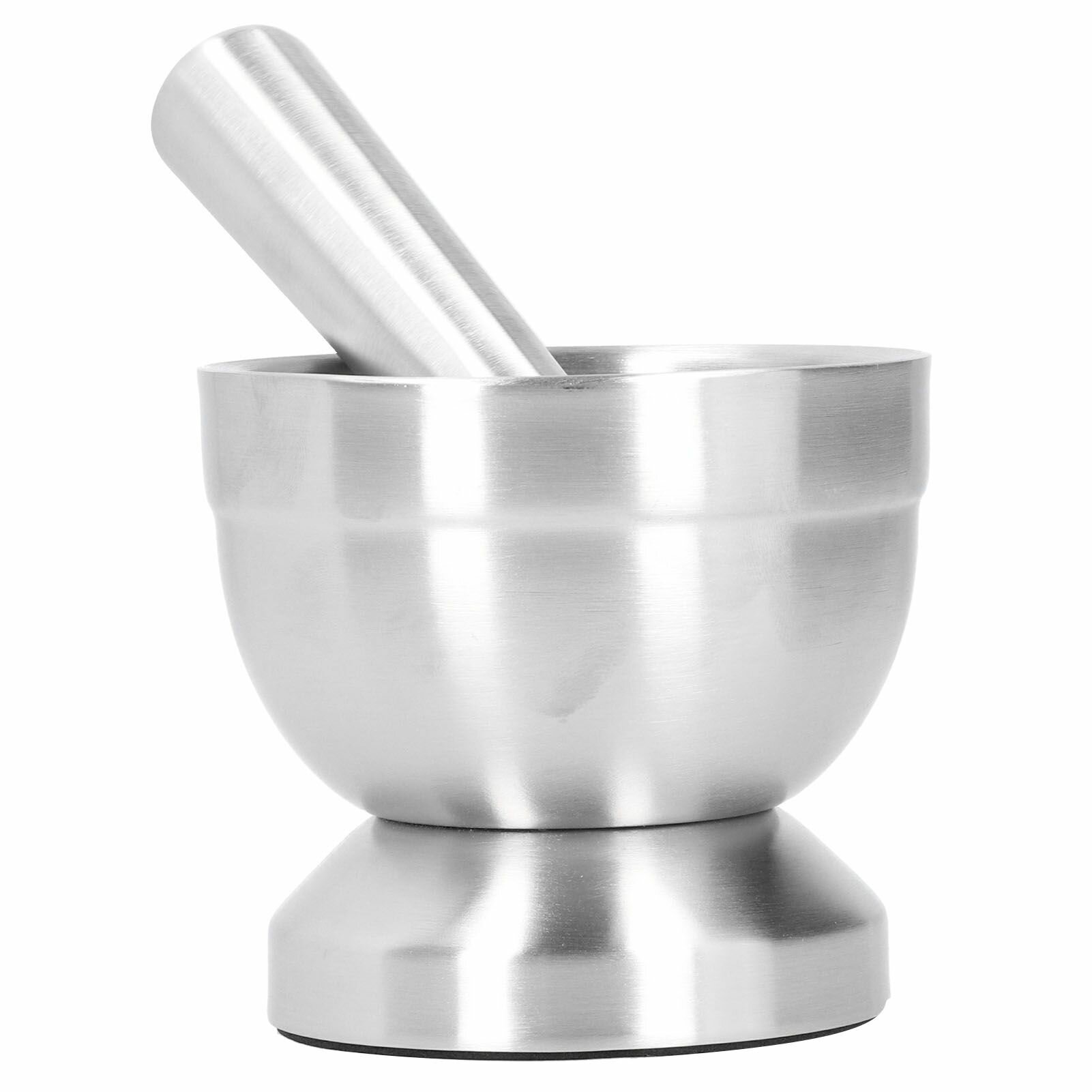 Набор ступка и пестикчесночный пресс из нержавеющей стали