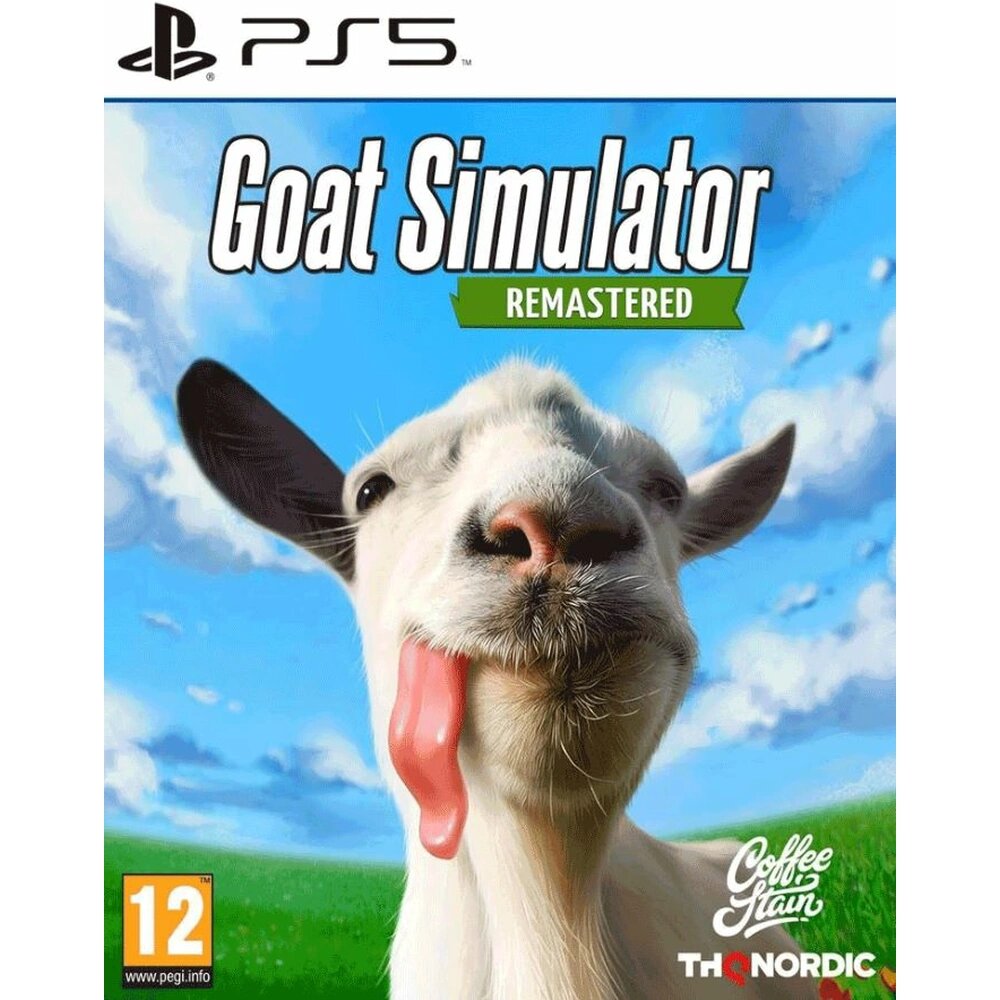 Игра Goat Simulator: Remastered (PS5, русская версия) Coffee Stain Studios Blu-ray диск 12+