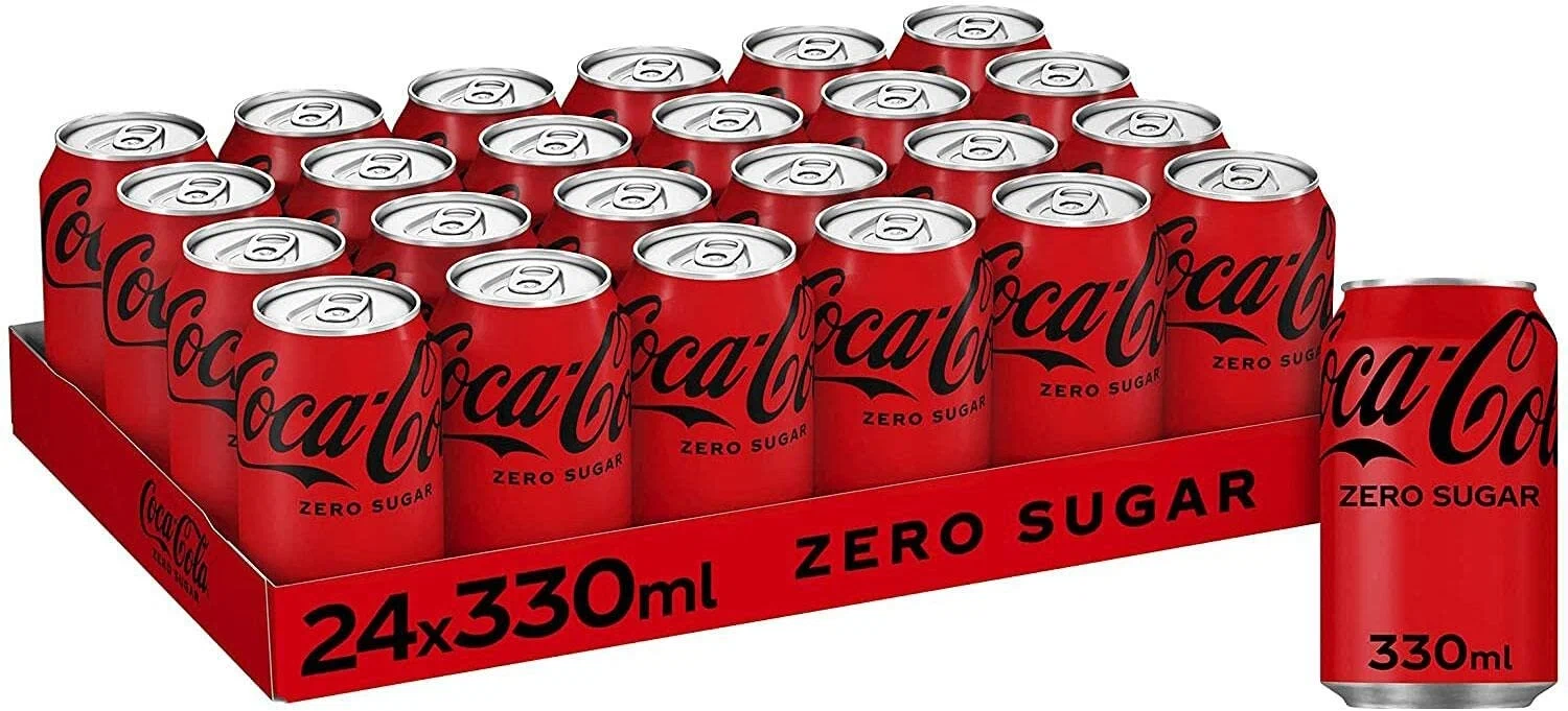 Coca-Cola 0,33л.*24шт. Original Zero Германия Coca-Cola Напиток газированный Германия