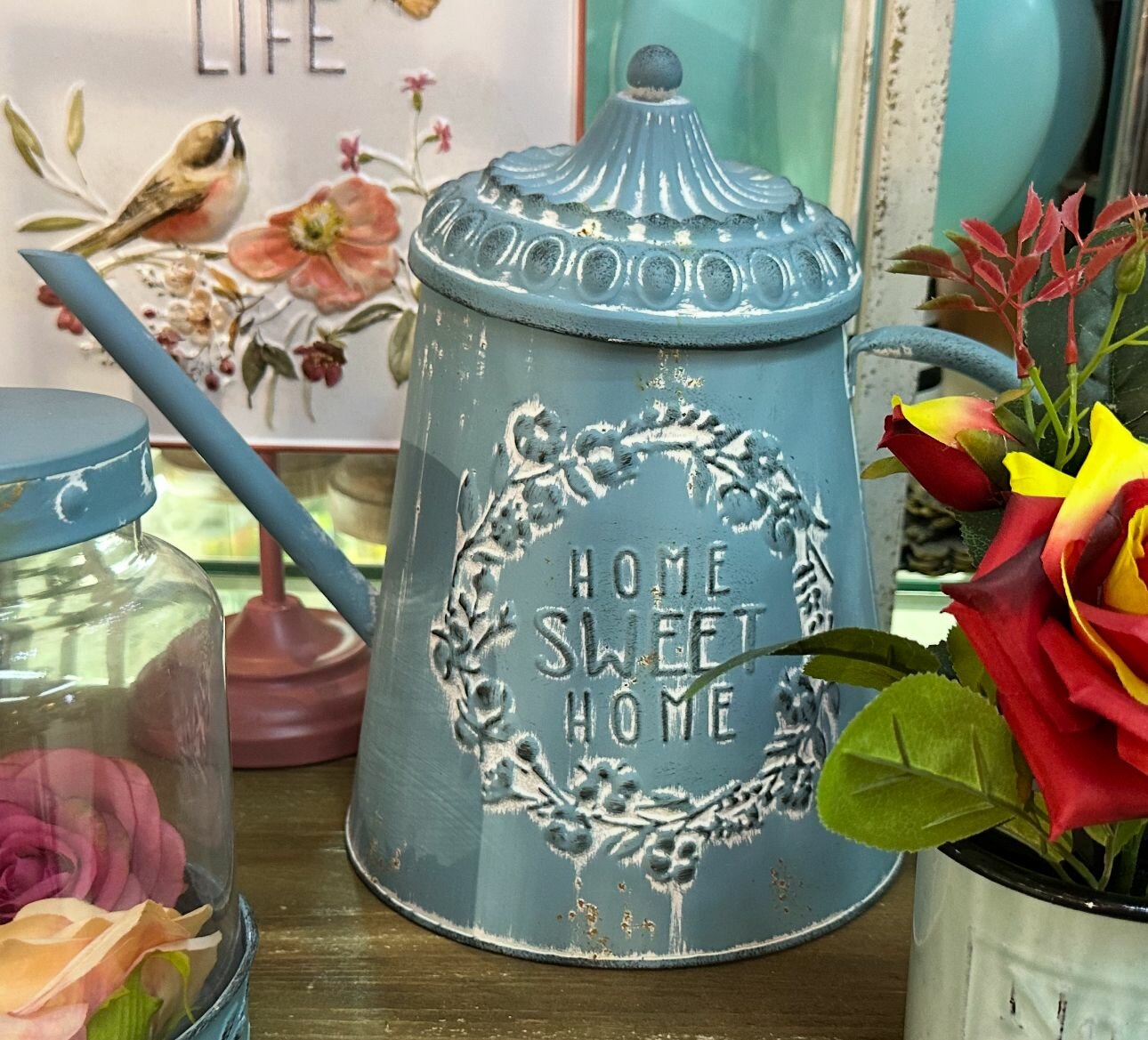 Лейка в стиле Прованс металлическая