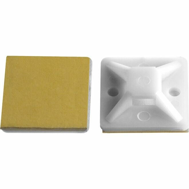 Площадка под хомут Мастер, ЗУБР 25х25 мм, 100 шт.