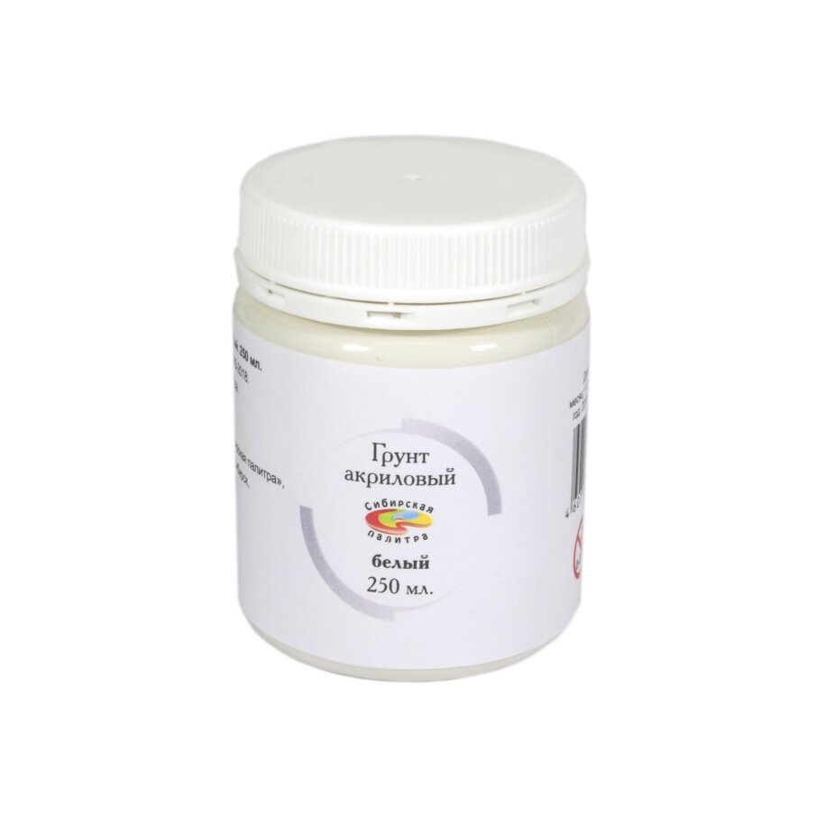 Грунт Альбатрос акриловый, белый, 250мл (657506)