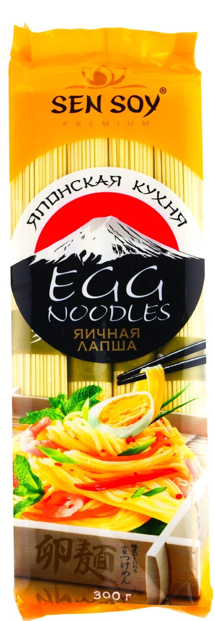 Лапша Яичная Sen Soy Egg Noodles 300 гр