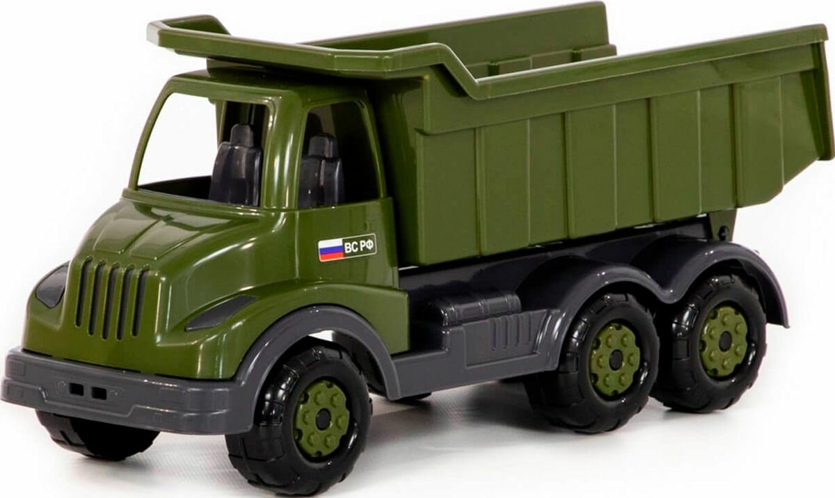 Пластиковая модель "Автомобиль Муромец военный самосвал" для детей, игрушечный транспорт, машинка детская, сюжетно-ролевая игрушка для игр в песочнице и дома