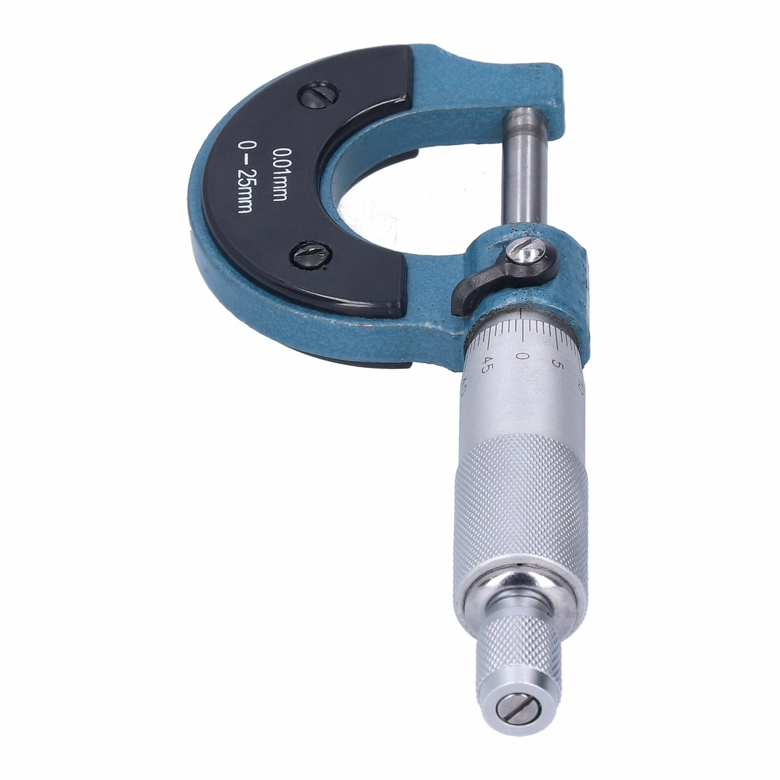 0 25 мм, 0,01 мм, микрометр, шкала резьбы, внешний микрометр, измерительный инструмент, инструмент для станка