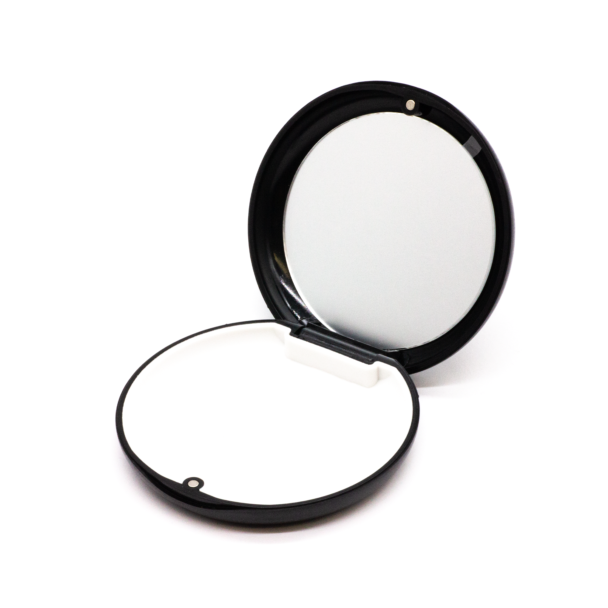 Контейнер стоматологический для кап с зеркалом, черный, пластик