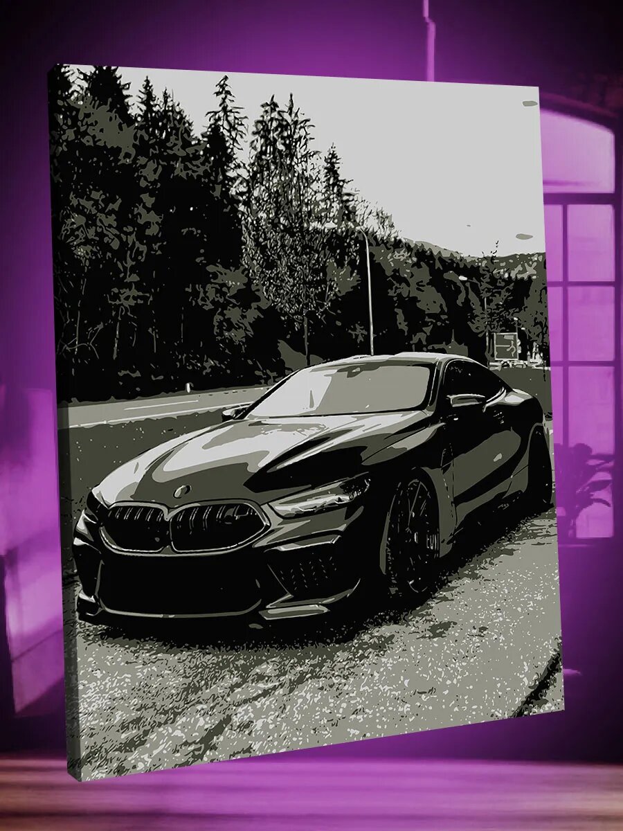 Картина по номерам BMW