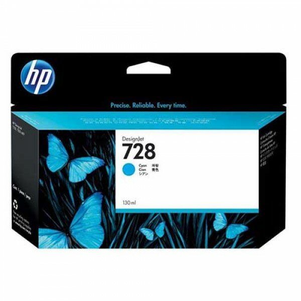 HP F9J67A № 728 Cyan струйный картридж оригинальный
