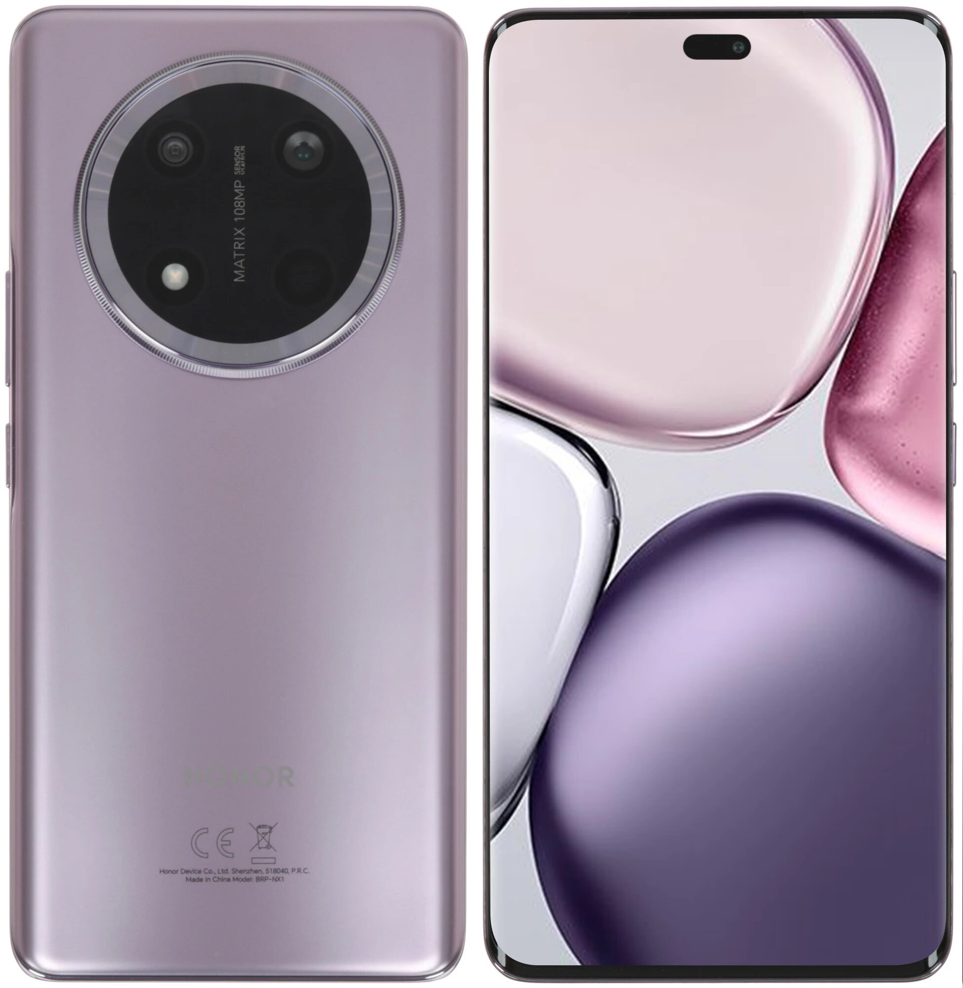 Смартфон Honor X9c 8/256 ГБ, фиолетовый