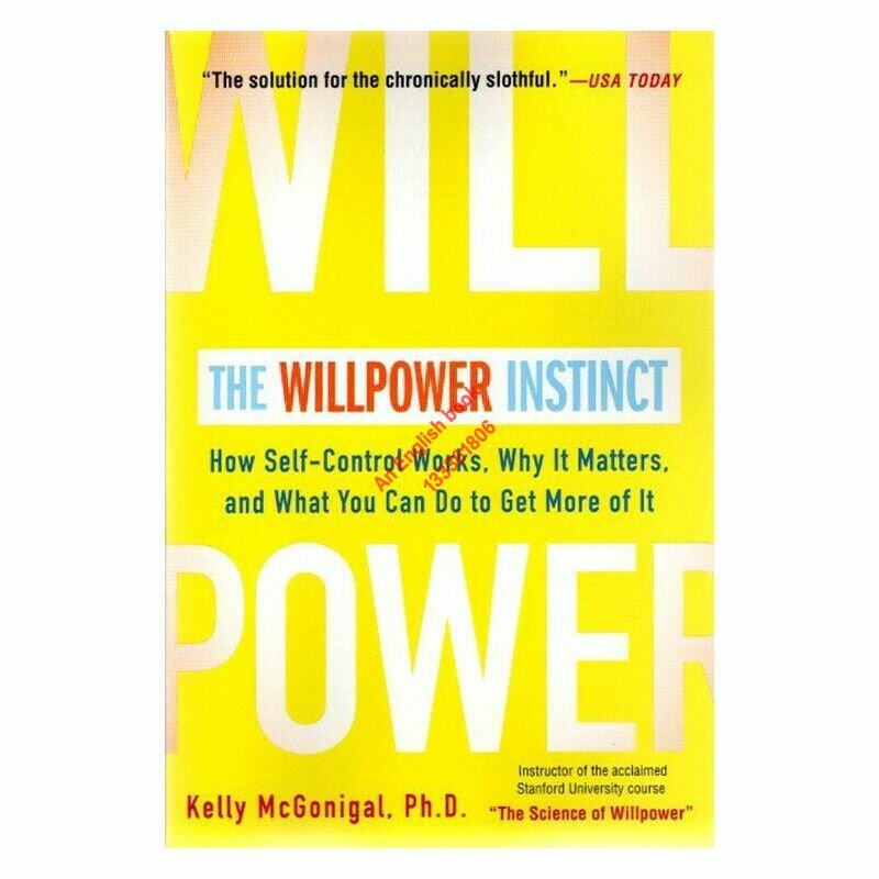 The Willpower Instinct Reprinted books