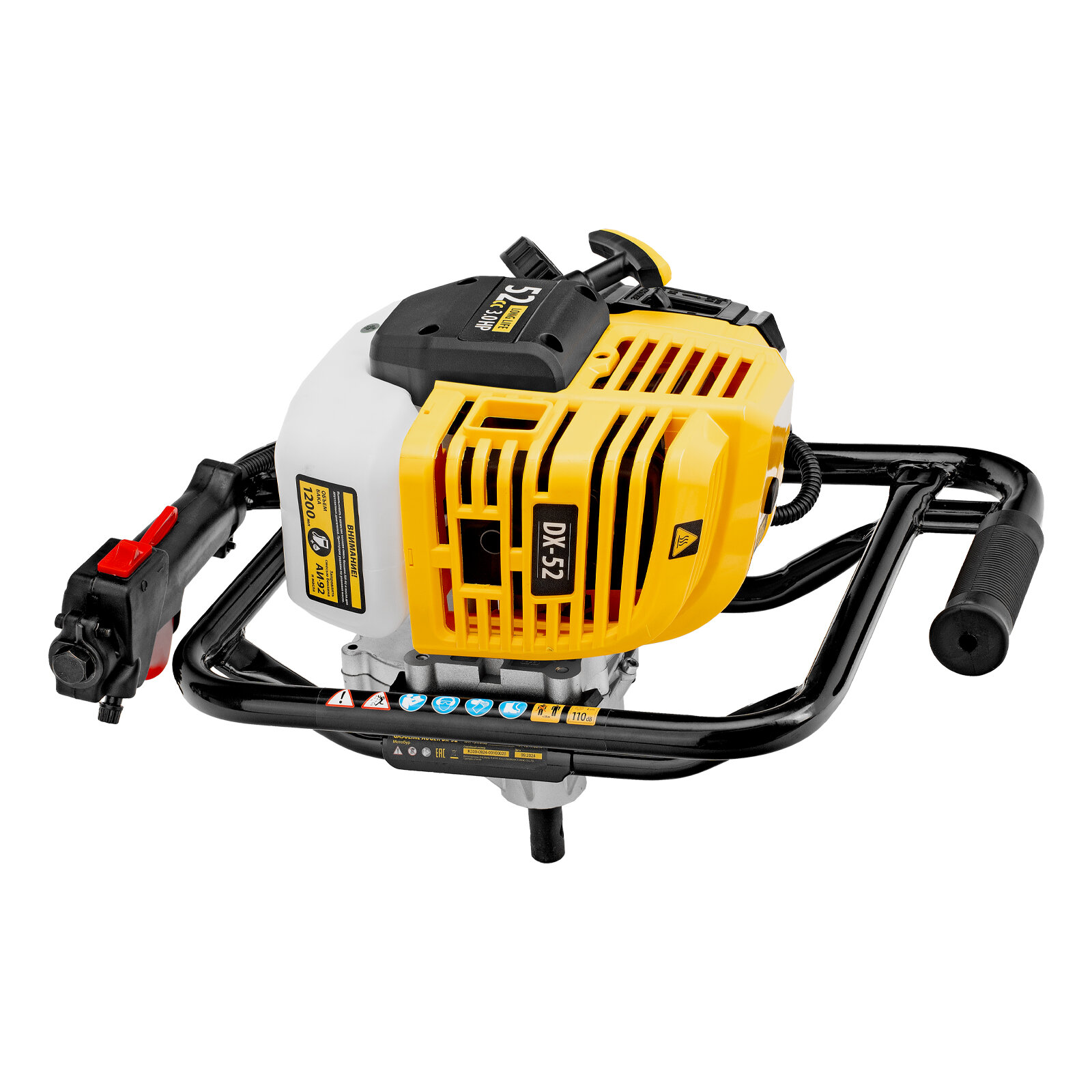 Мотобур Denzel DX-52 без шнека