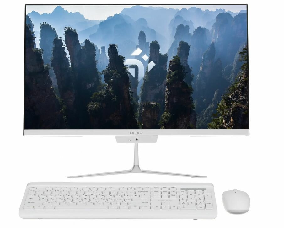 23.8" Моноблок DEXP AIO-MC it004 (IT004) белый - 1920x1080, IPS, Intel Core i5 12400, ядра: 6 х 2.5 ГГц, 16 ГБ, SSD 512 ГБ, Intel UHD Graphics 730, Windows 11 Pro
