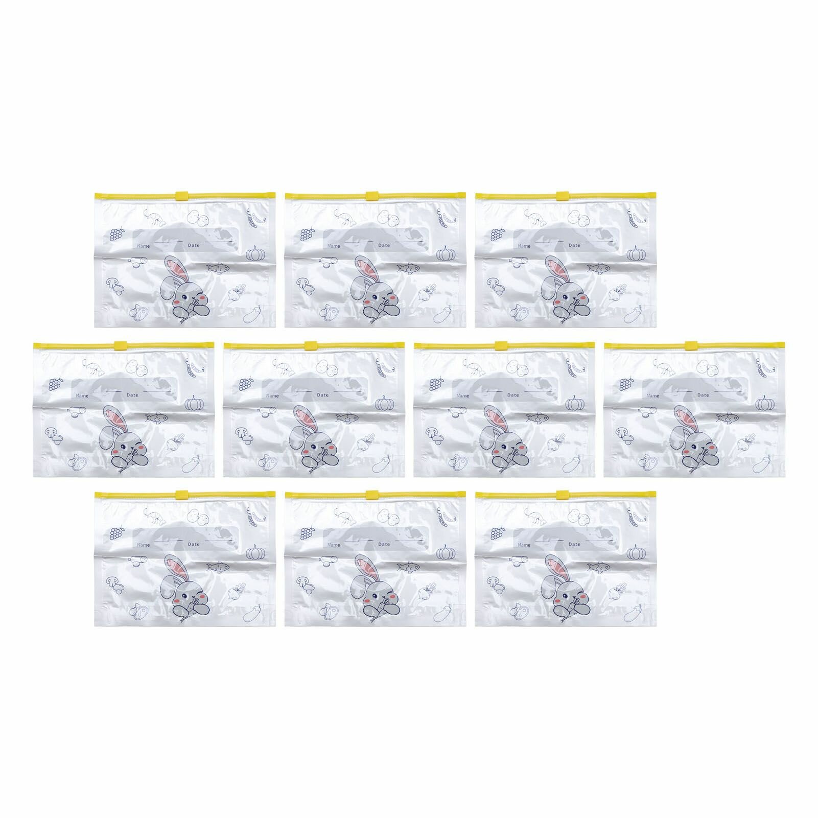 10 шт. герметичных пакетов из алюминиевой фольги для хранения продуктов питания, герметичные пакеты с застежкой-молнией для остатков еды, размер S 7,9 X 5,7 дюйма