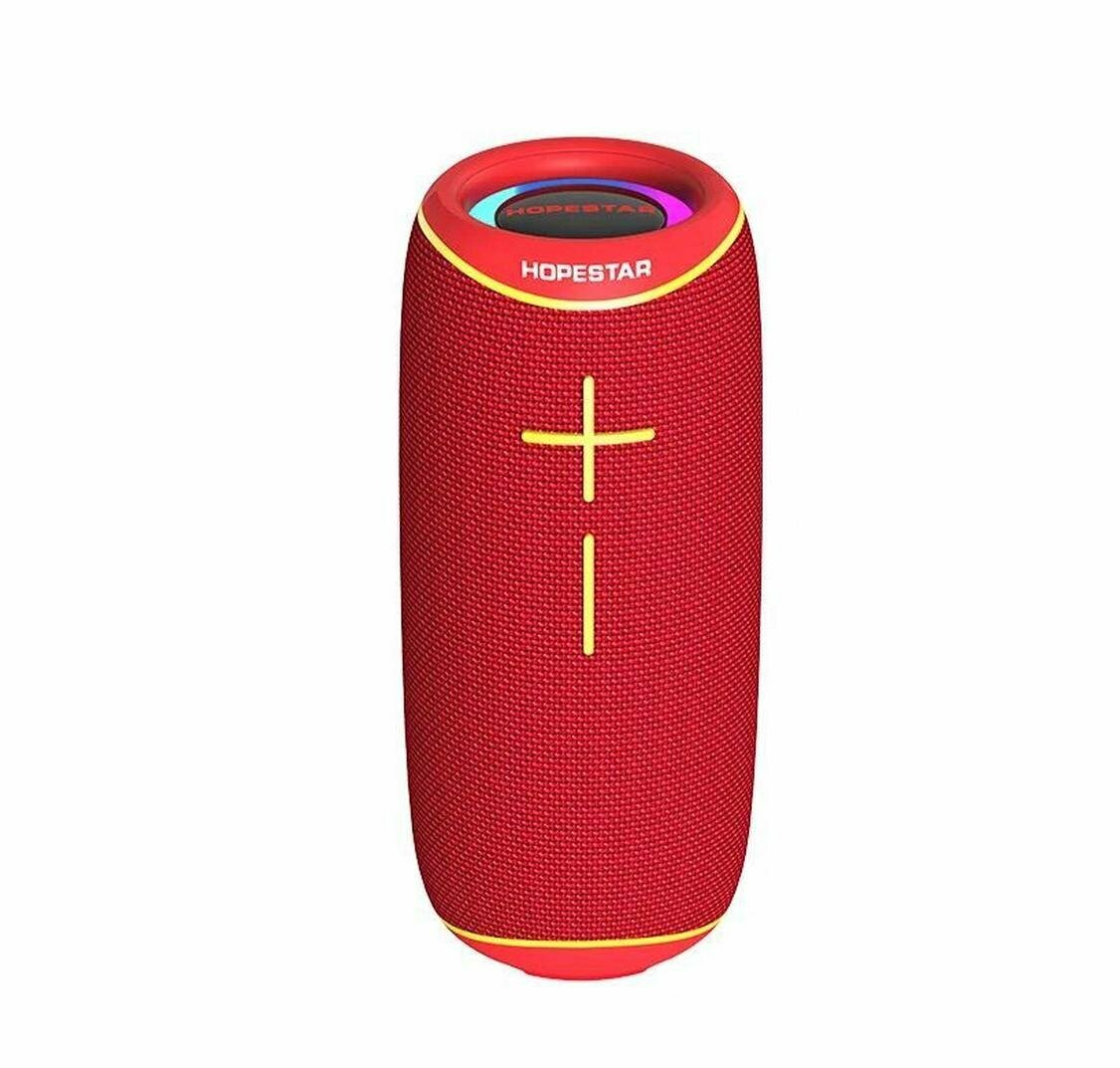 Беспроводная портативная колонка, 5-10 Вт, до 6 часов, красный