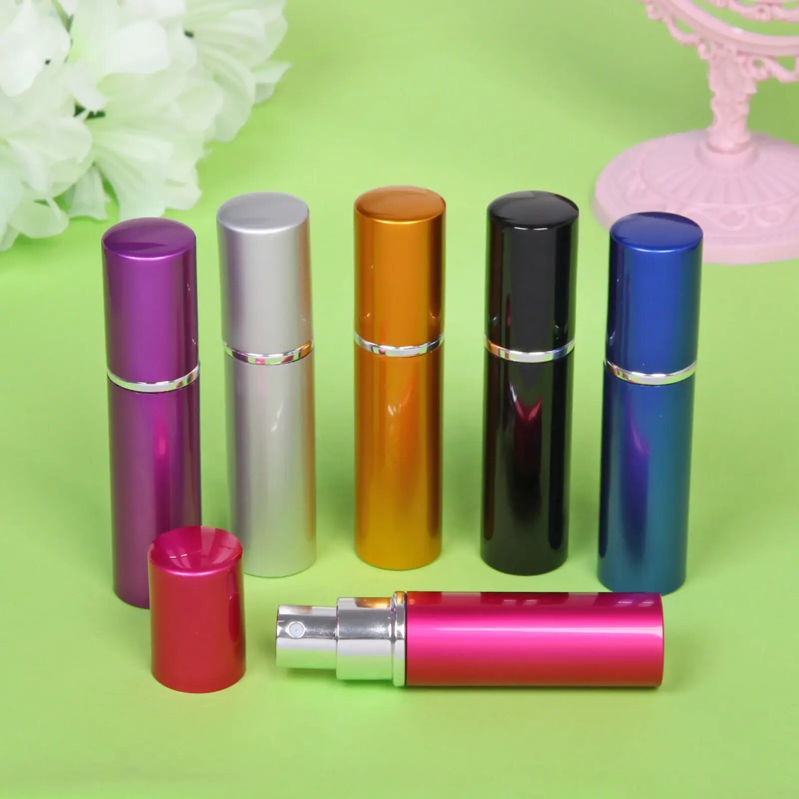 Флакон для косметики «Элла», 1шт, 10мл, цвет в ассортименте, компактный