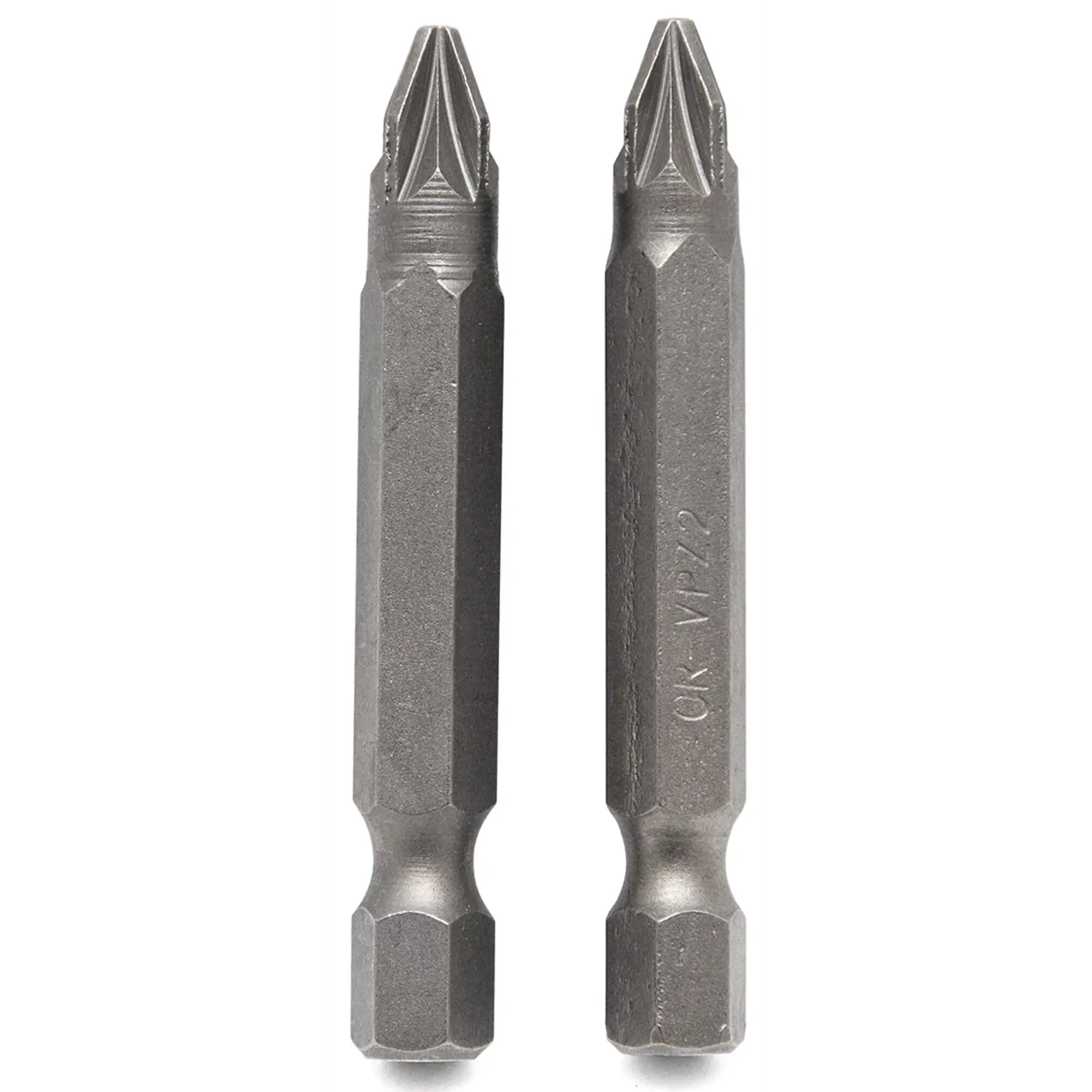 Vira 554114 Магнитная бита PZ2x50 мм Набор из 2 шт для шуруповёртов, совместим с крепежом