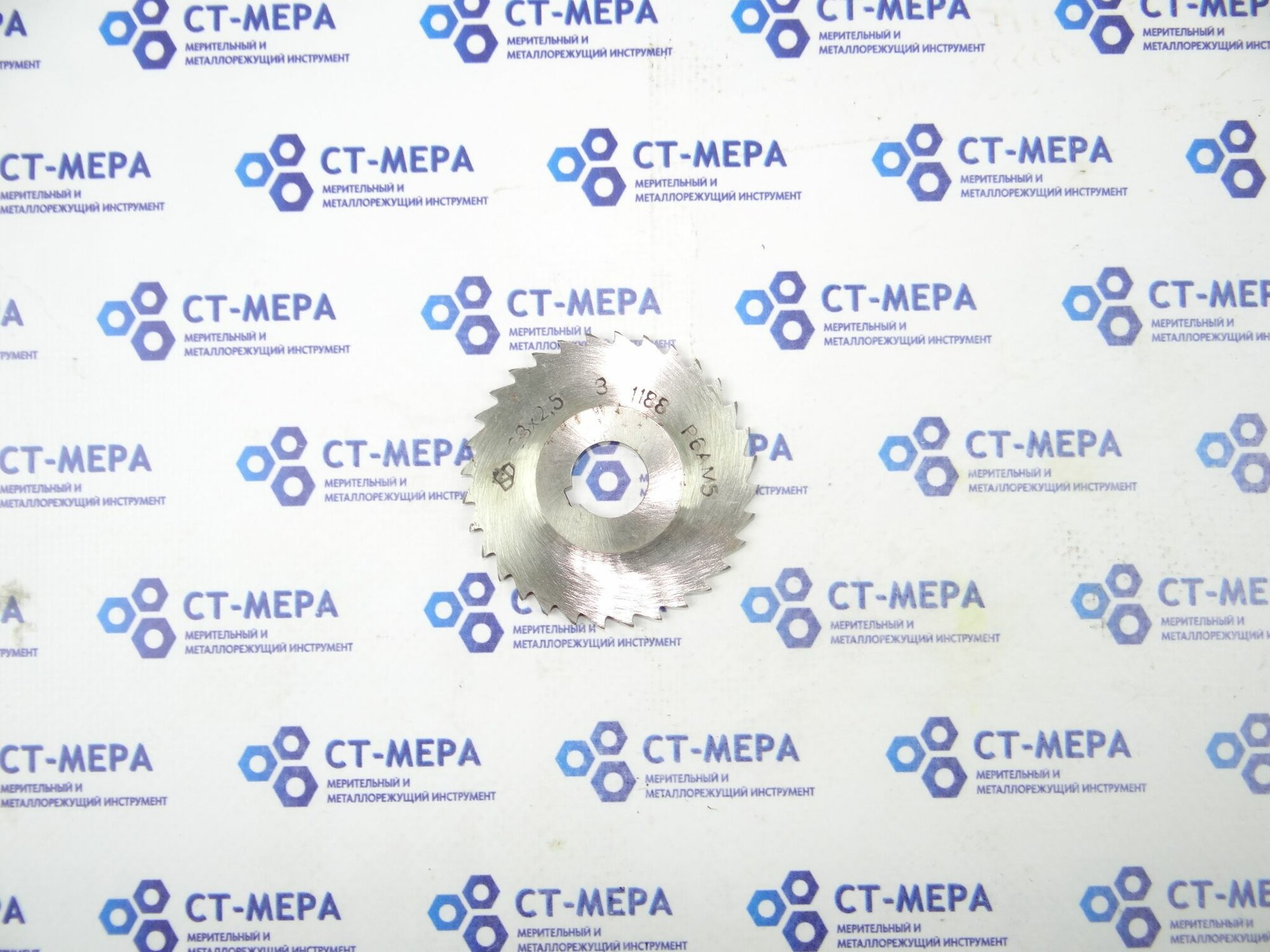 Фреза отрезная по металлу 63х2.5х16мм. z 32 Р6АМ5 с фаской с ш/п