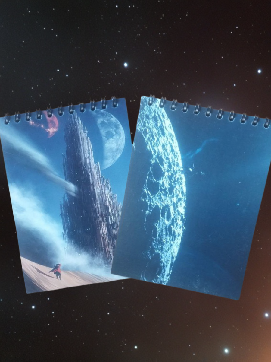 Набор "Космические блокноты" , A6, картонная обложка, 40 л , комплект 2 штуки