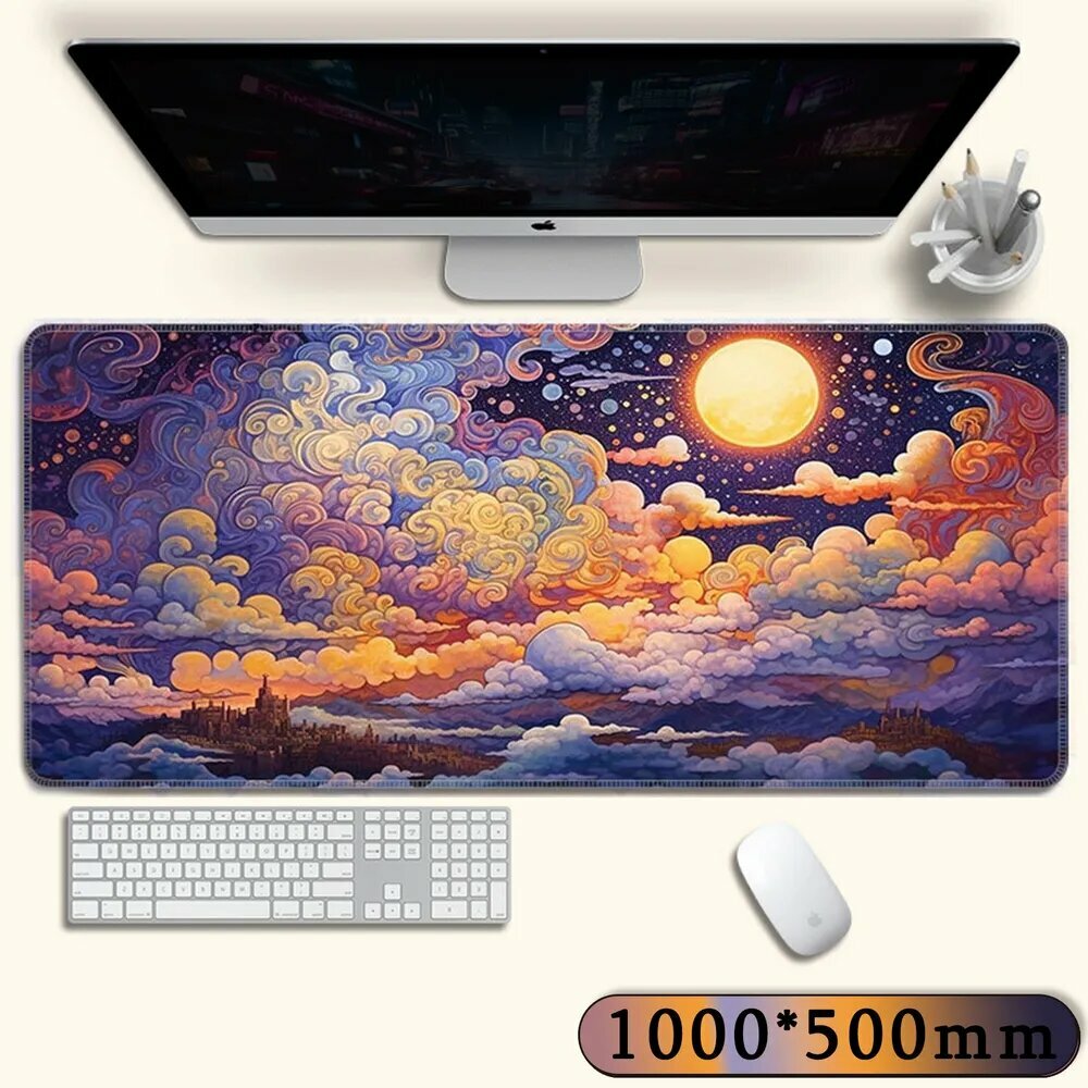 Игровой коврик для мыши SHUBIAODIAN, оранжевый