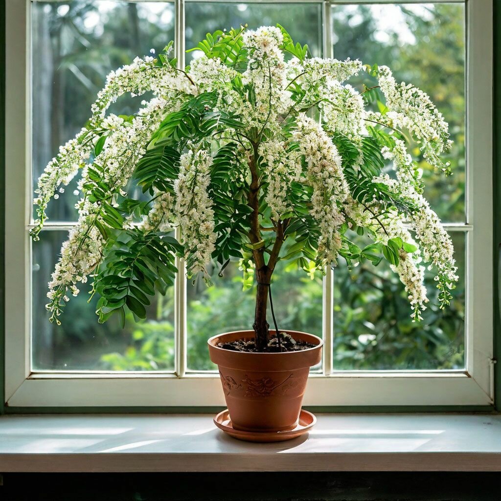 Акация белая комнатная, семена