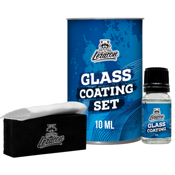 Leraton Защитное покрытие для стекол (антидождь) 10мл Glass Coating SET 046037