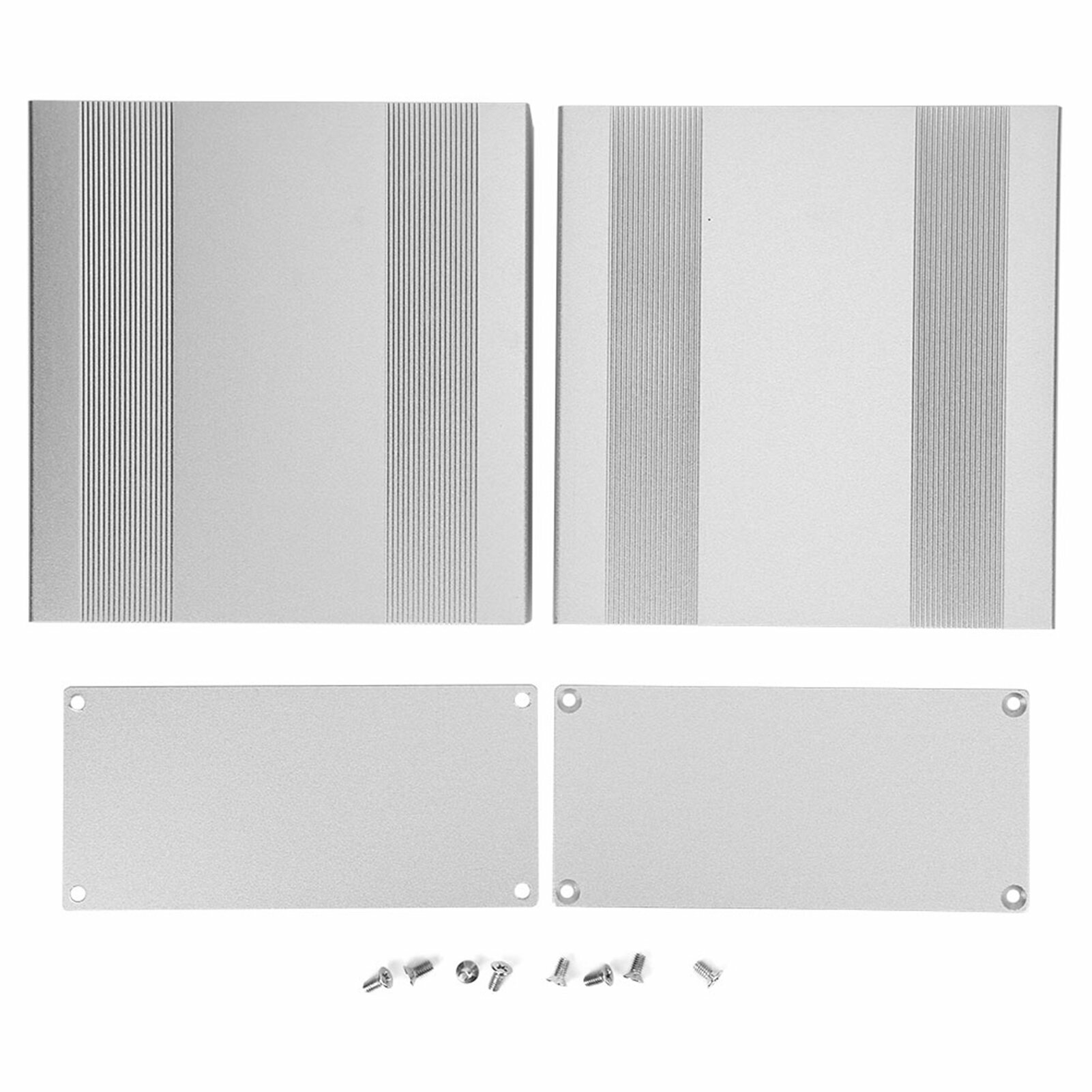 Алюминиевая проектная коробка Матовый серебряный корпус DIY GPS -анализатор Hifi усилитель корпуса 68x145x150 мм