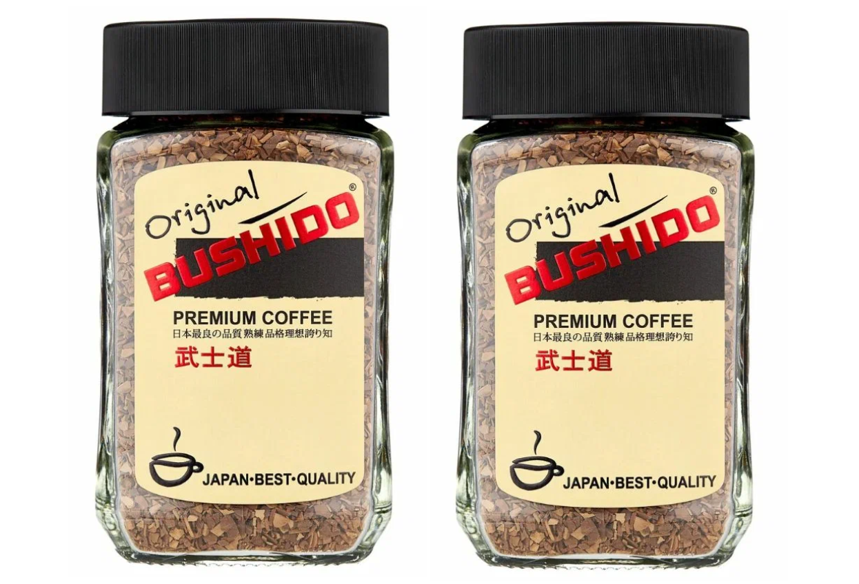Bushido Кофе, 100 г, 2 штуки