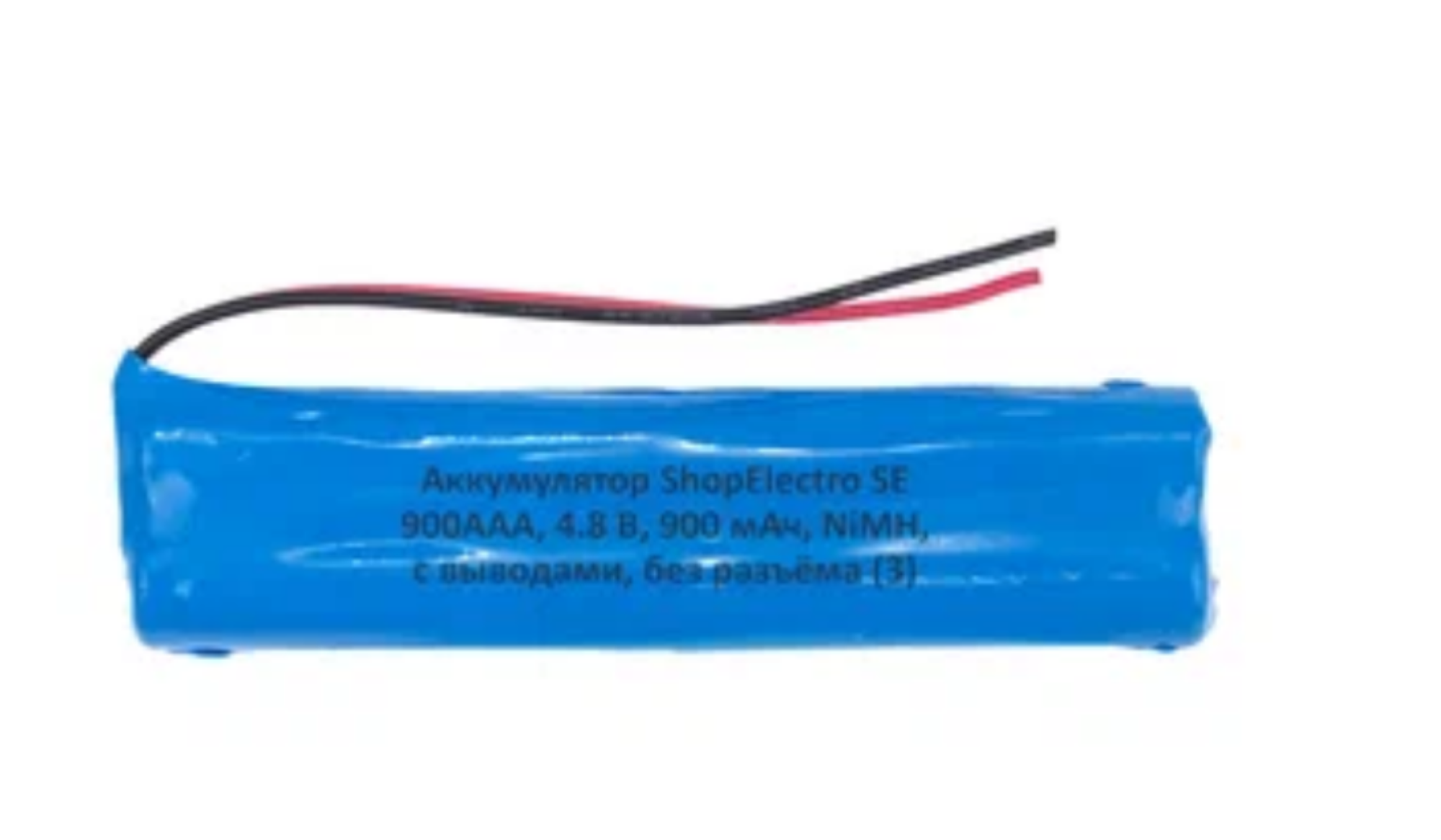 Аккумулятор ShopElectro SE 900ААА, 4.8 В, 900 мАч/ 4.8 V, 900 mAh, NiMH, с выводами, без разъёма (3)