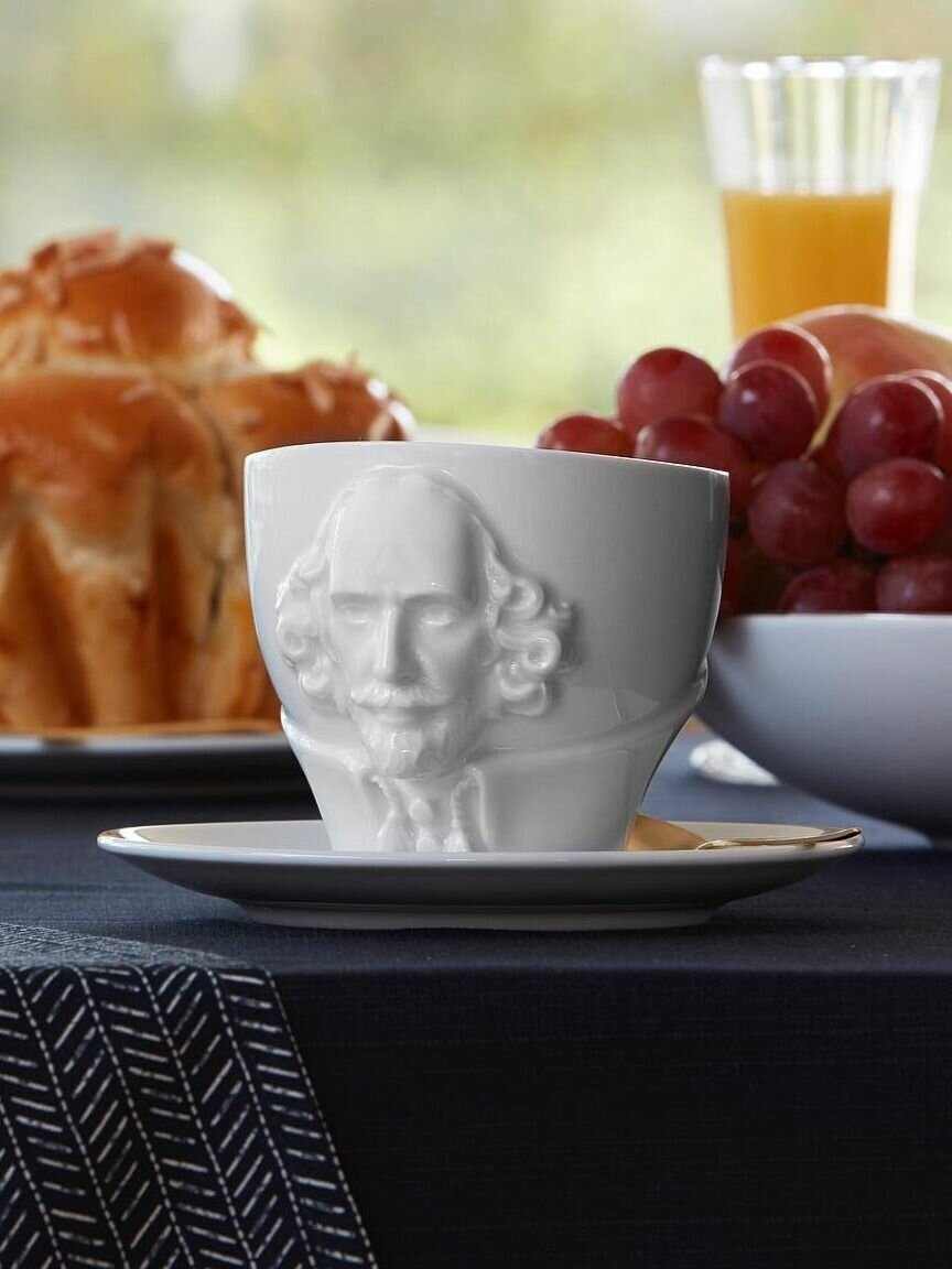 Чашка с блюдцем "Шекспир", Tassen 260 мл