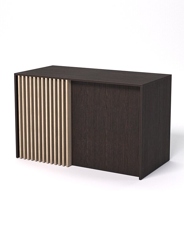 Стол руководителя №7, Дуб Сонома + Дуб Венге. Производитель товара - компания Westcom.