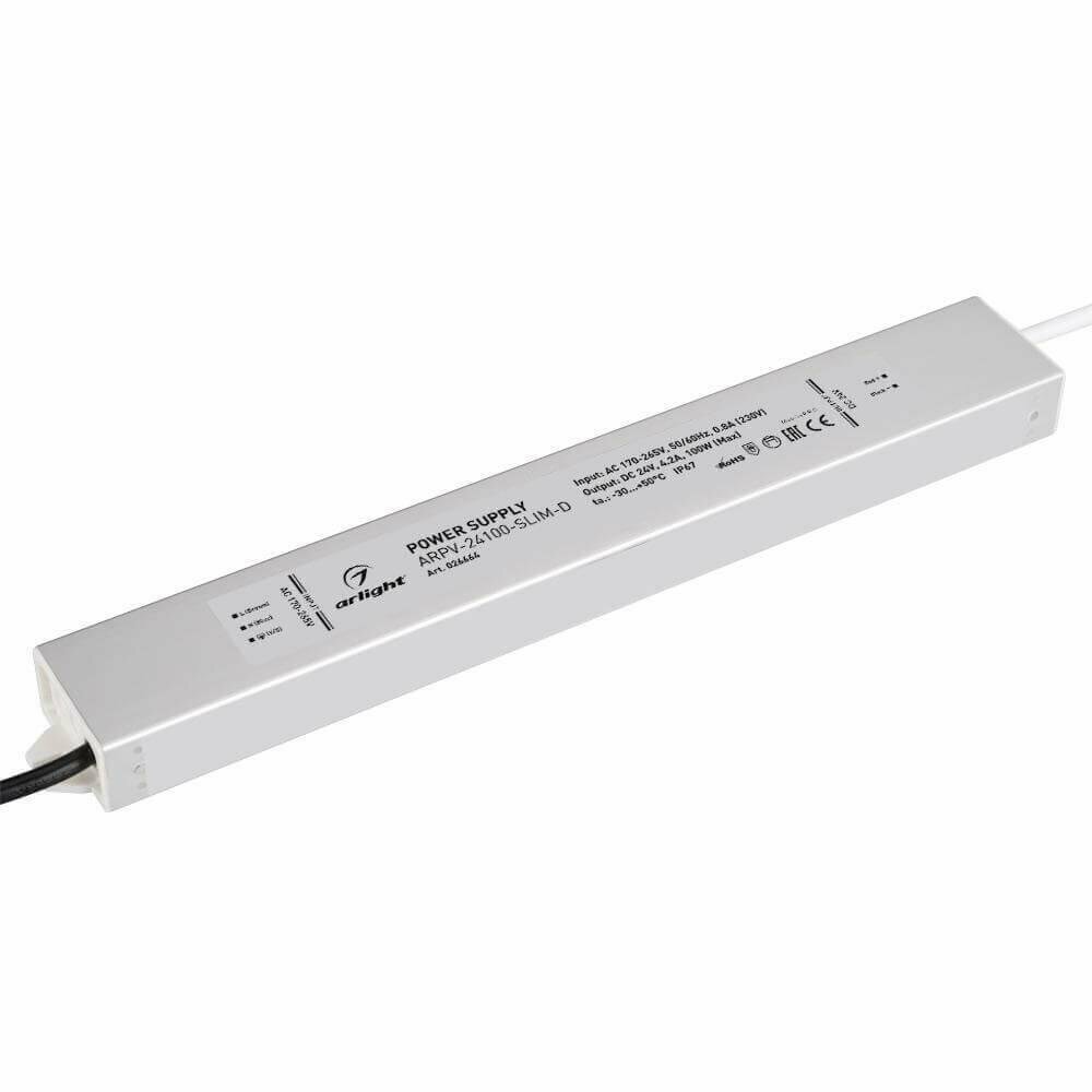 Блок питания Arlight ARPV-100-SLIM-D 24V 100W IP67 4,2A 026664, 026664