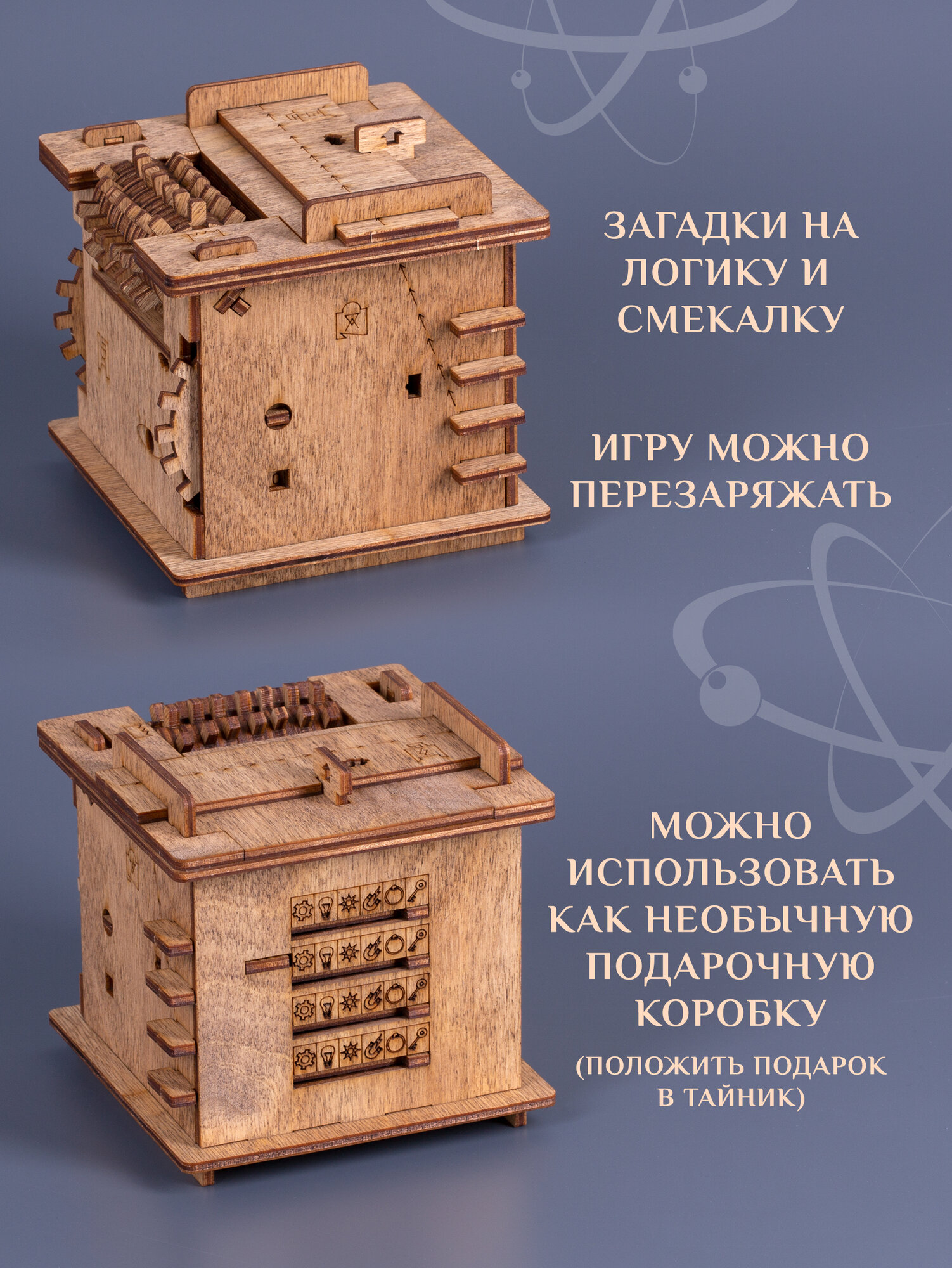 Квест-шкатулка Кот Шредингера — фото 1