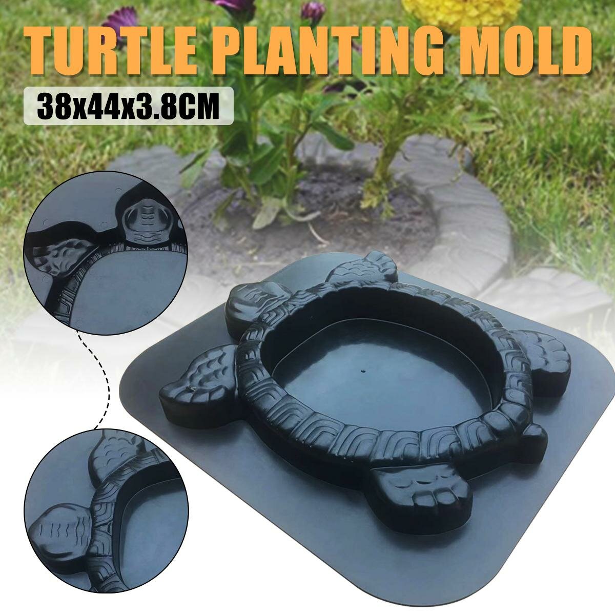 Форма для посадки черепах Форма для укладки кирпича на стену Форма для мощения бетона Цемент Садовый декор -