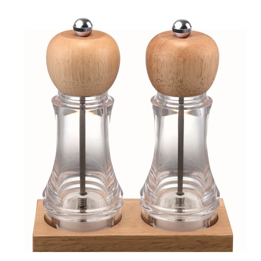 Многоразовая Ручная Мельница Для Измельчения Соли Oaks Wood Peppers Измельчитель Мельница с Регулируемым Грубым Ручным Измельчителем Древесного Перца