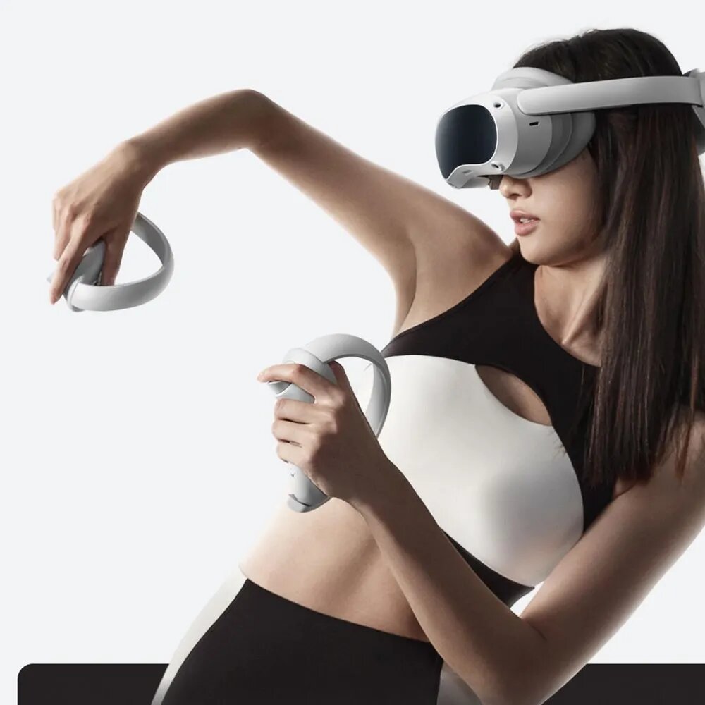 Очки виртуальной реальности Pico 4 VR, дисплей 4K+ для Metaverse и потоковых игр, 8+256 ГБ, 99% новый, Используется