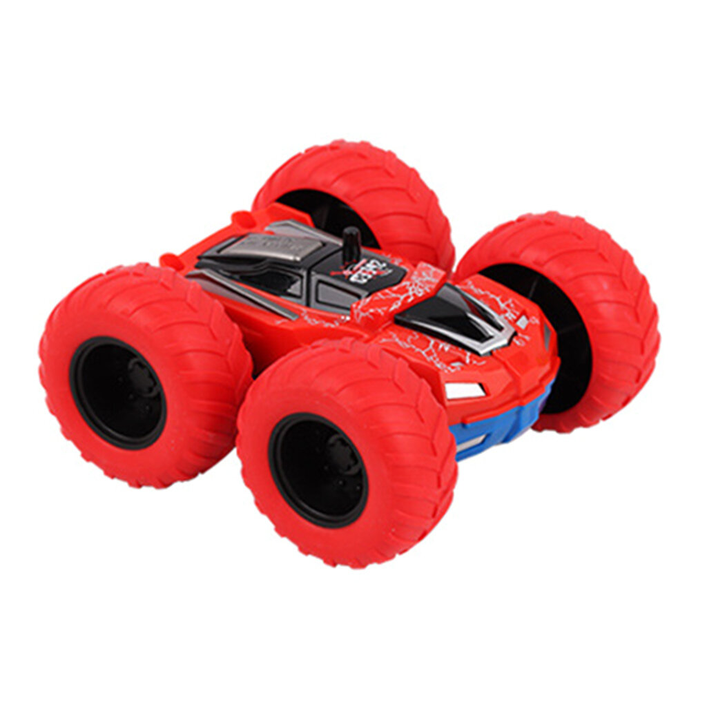 Двусторонняя Вибрационная Инерционная Автомобильная Игрушка С Откидывающейся Назад Большой Шиной, Полноприводная Игрушечная Машинка для Мальчиков и Девочек Ясельного Возраста