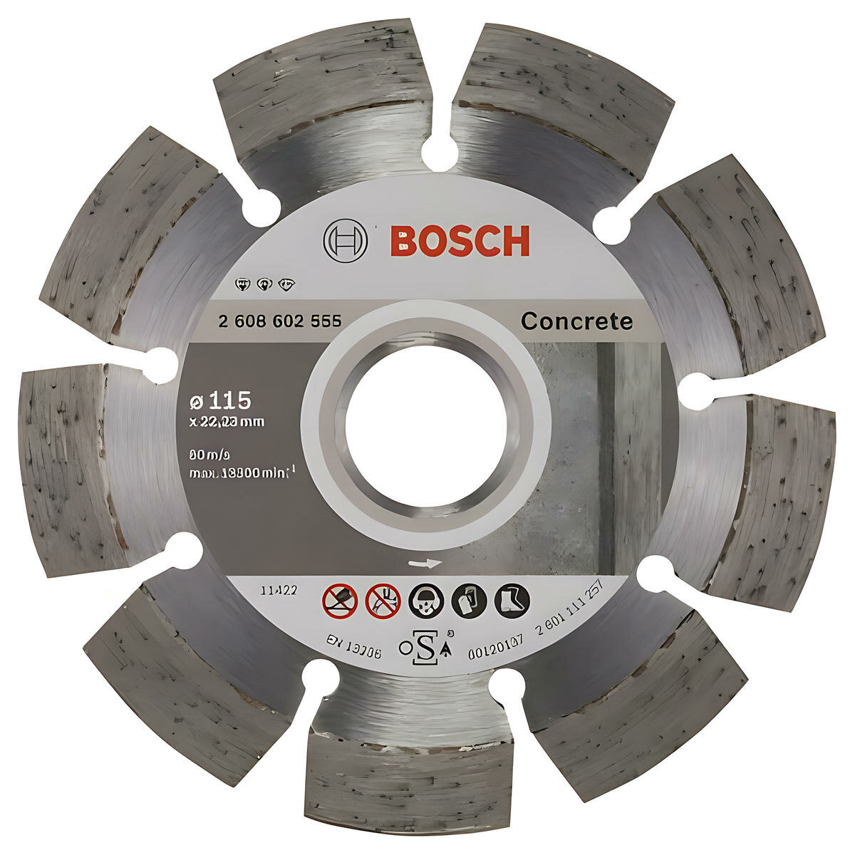 Диск алмазный 115 х 22.2 мм Expert for Concrete BOSCH 2608602555