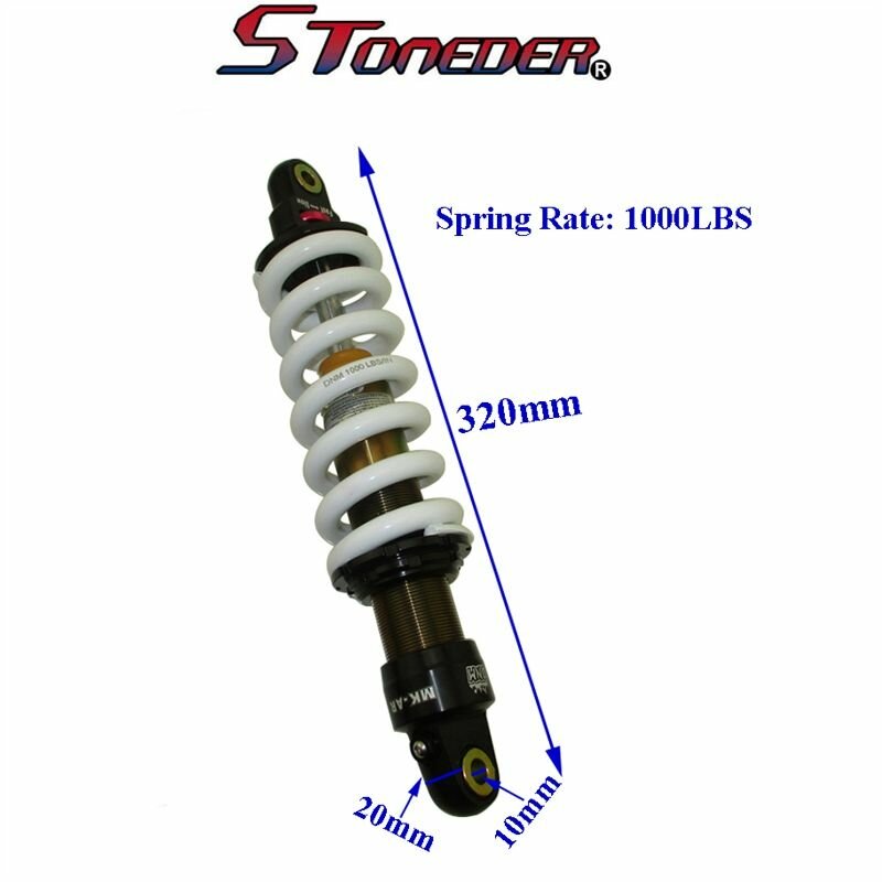 Амортизатор DNM MK-AR 320mm 1000LBS STONEDER для Грунтовый питбайк
