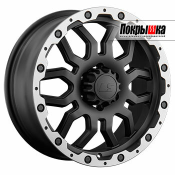 Диски литые LS Wheels LS-1285 7.5х17/6х114.3 D66.1 ET40.0, MBL