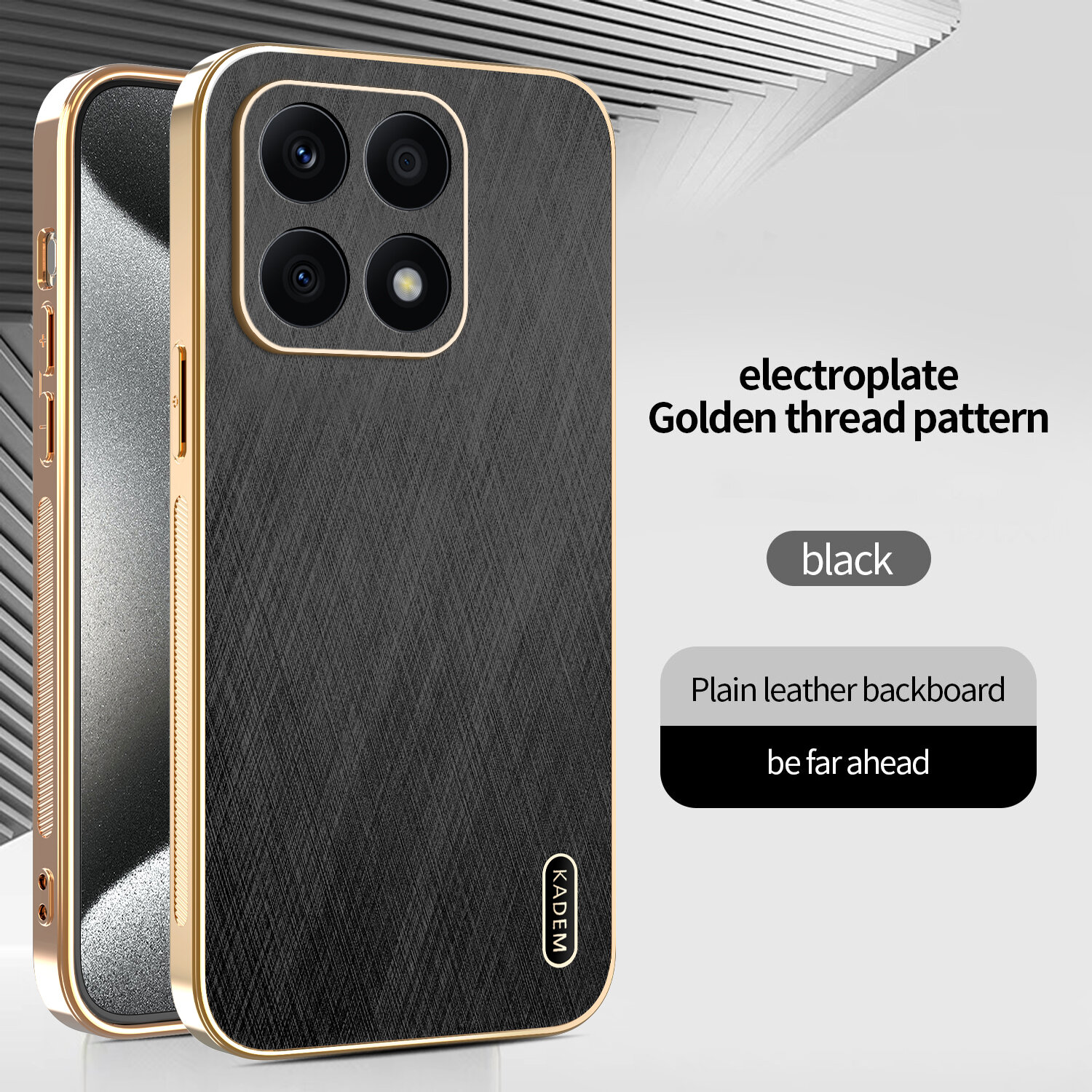 Чехол для Honor X8C, глянцевая поверхность, пластик, защита камеры, ударопрочный, Honor, Honor X8C, чехол-кардиомонитор, черный с рисунком, KDSdiandutiepi Honor X8C