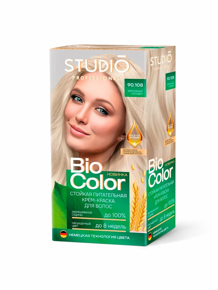 Краска для волос 90.108 Жемчужный блонд